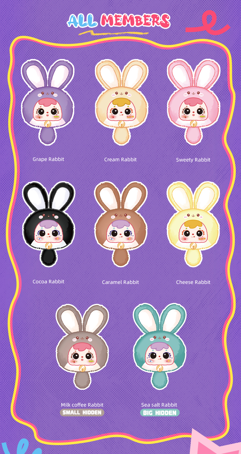 Dopamine Rabbit chainPlush Bag surprise Box (MR1055) - Unbox the Joy ...